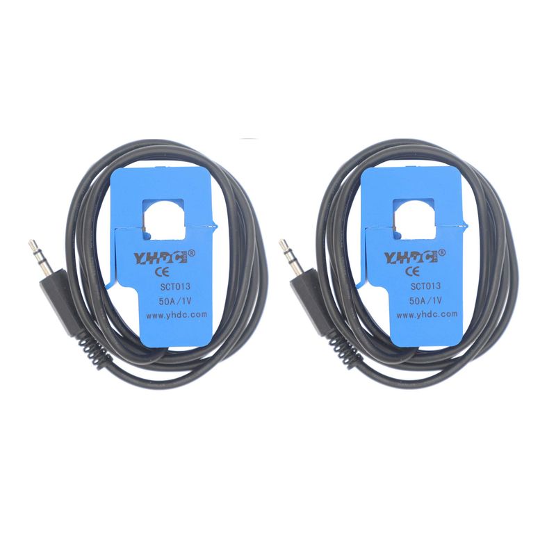 HUABAN 2pcs SCT013-050 50A 1V Non-Invasive Split Core Current ...