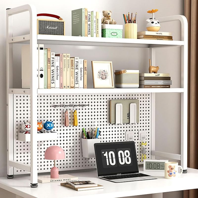 Hueyaus Bookshelf, Tabletop Desk, Storage Rack, Tabletop Rack, Tabletop ...