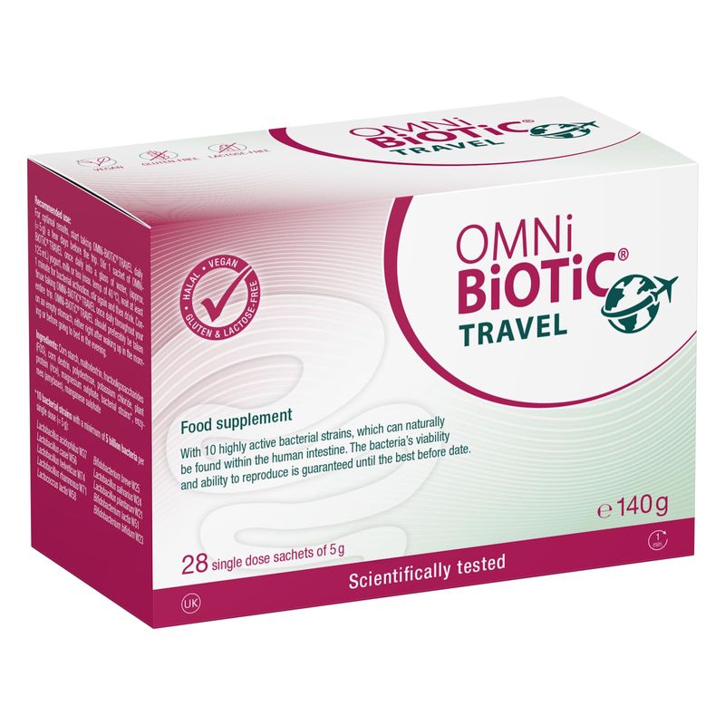 OMNi BiOTiC Travel | 28 sachets (140 g) | 10 Bacterial strains | 5 ...