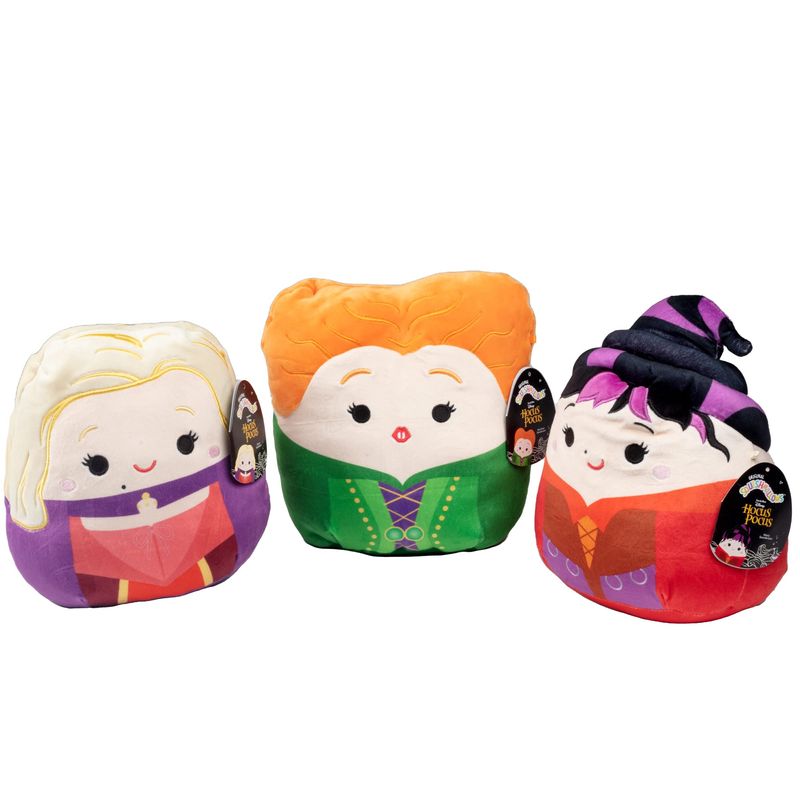 Squishmallows 8-Inch Hocus Pocus Set - Sanderson Sisters Witches ...