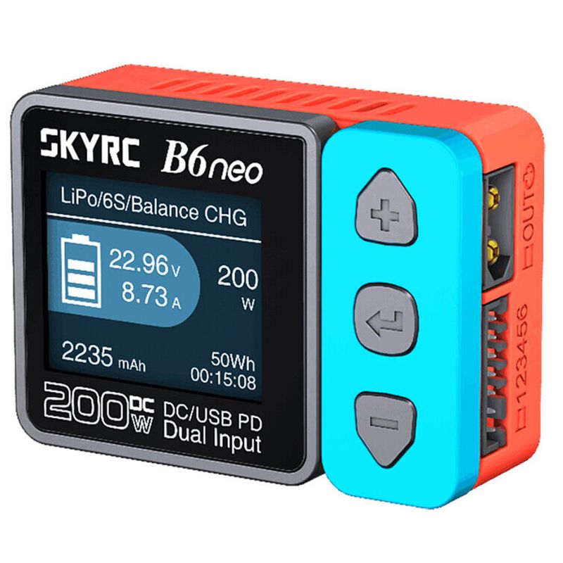 SKYRC B6 NEO Smart Charger DC 200W PD 80W LiPo Battery Balance ...