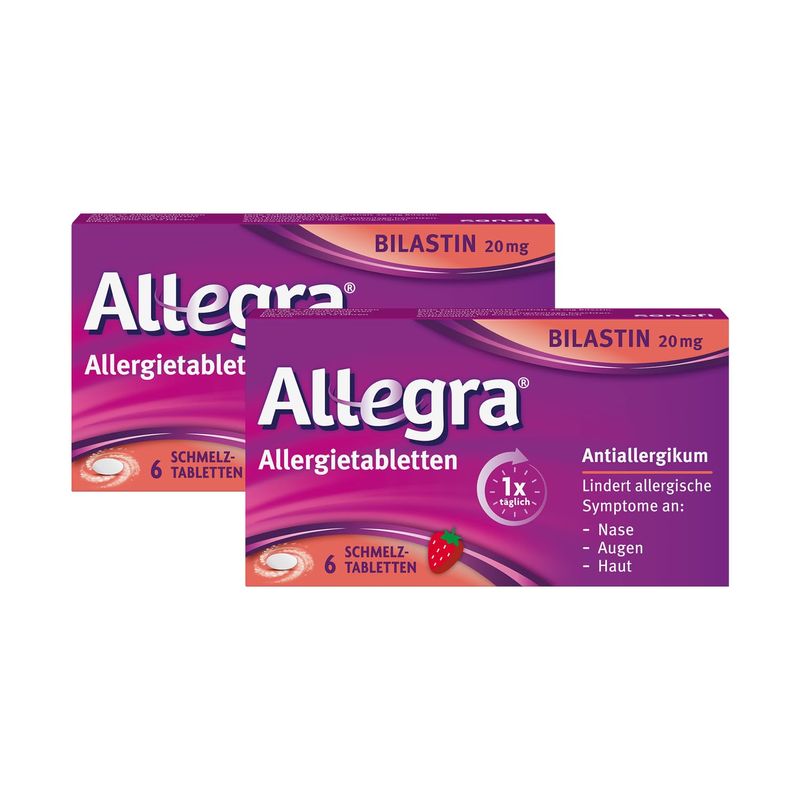 Allegra Allergietabletten 20 mg Schmelztabletten 6 x 2 St ...