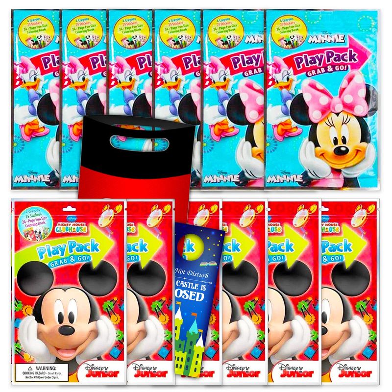 Value Pack - 12 Bendon Playback Grab and Go for Minnie and Mickey Mouse ...