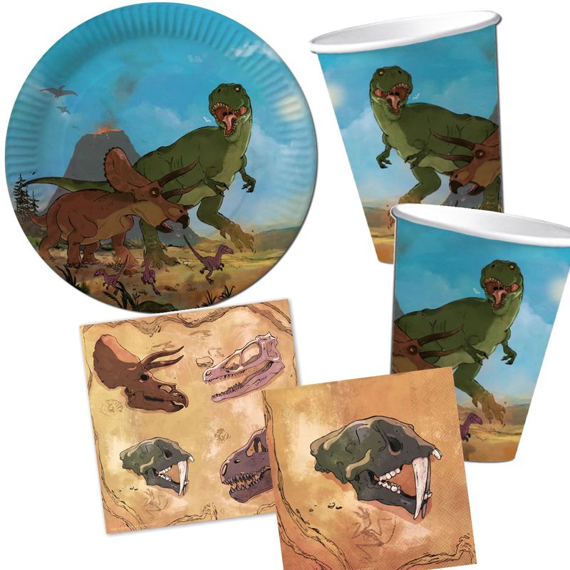 DH-Konzept DINOP012 Dinosaur Placemats for Children's Birthday Parties ...