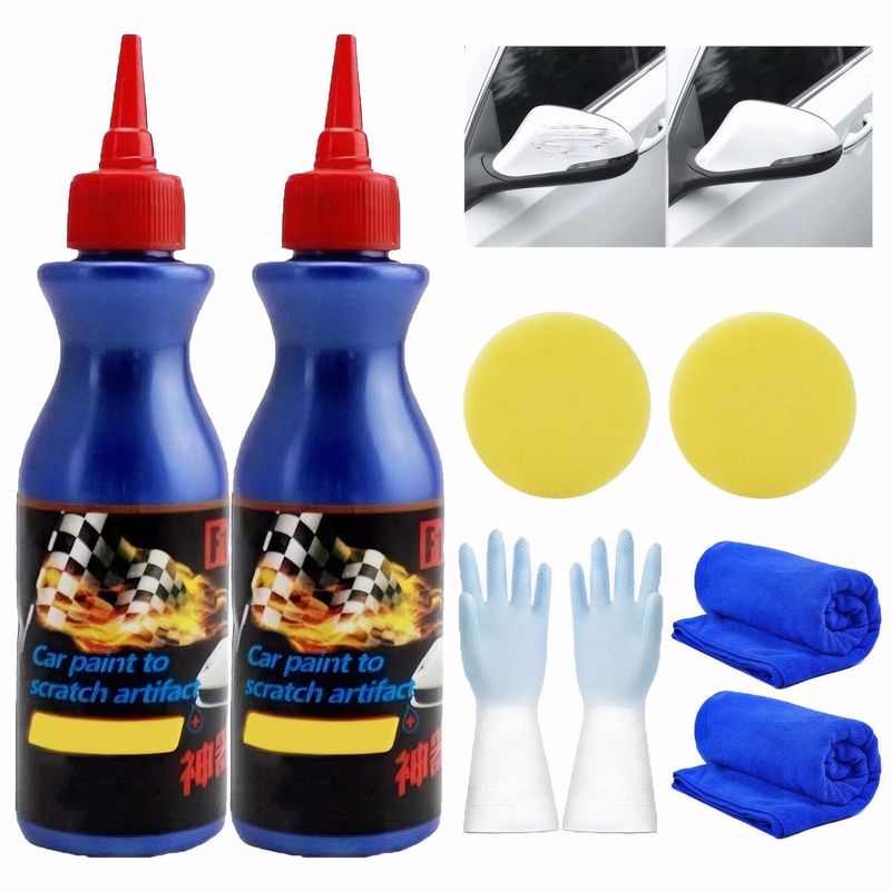 Car Scratch Remover Repair Kit, Car Paint Scratch Repair Wax, Car Deep ...