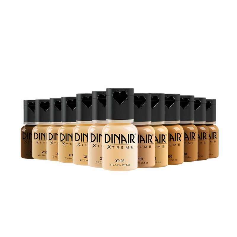 Dinair Airbrush Makeup Foundation | 13pc Xtreme Master Collection Set ...