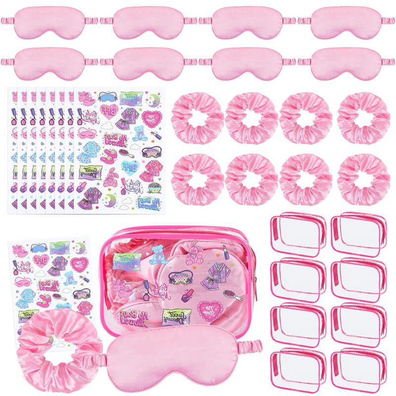 YLOLUL 32 Pcs Sleepover Party Supplies for Girls Slumber Party Favors ...