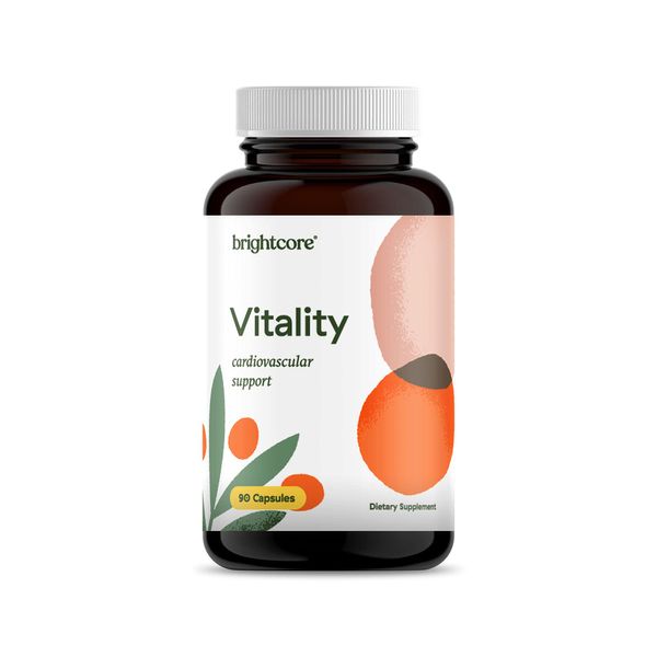 Brightcore Nutrition Vitality Capsules, Rich in Magnesium and CoQ10, 90 ...