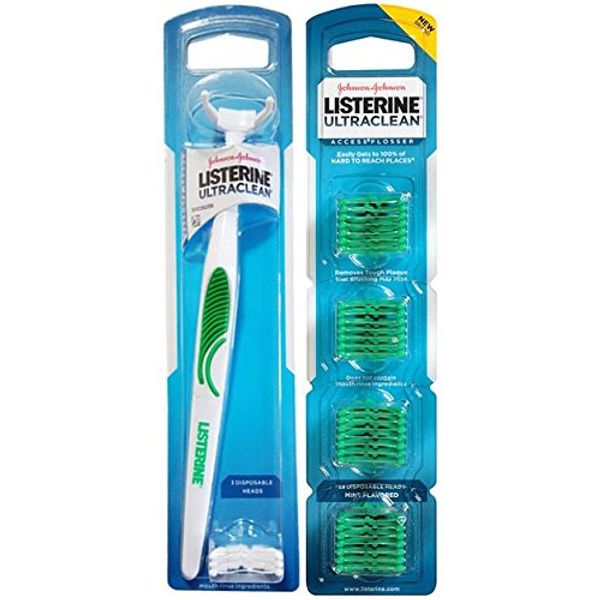 Ultra Clean Access Flosser for Hard-to-Reach Areas, Flosser Handle with ...