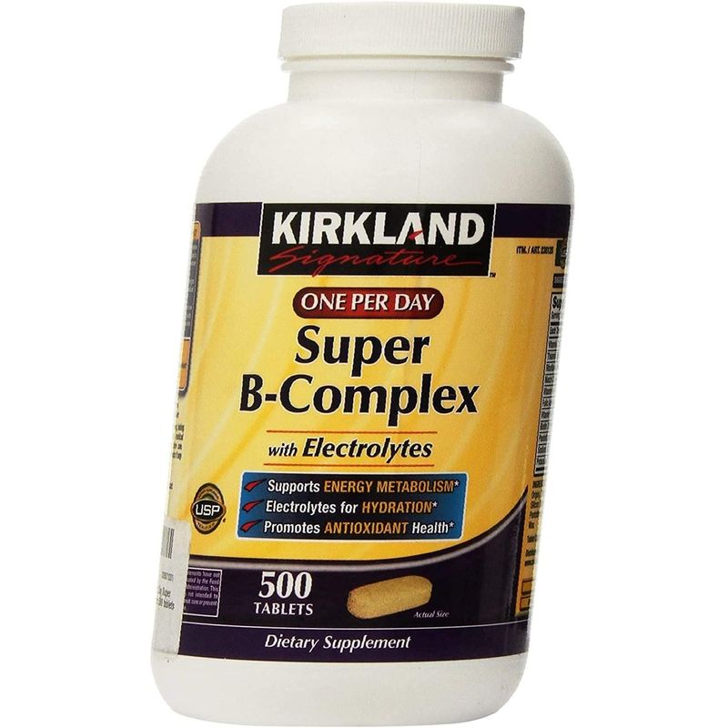 Kirkland Signature One Per Day Super B-Complex with Electrolytes,500 ...