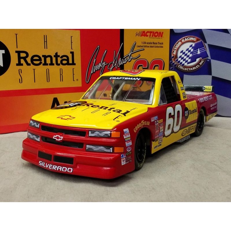 Vintage NASCAR #60 Andy Houston CAT Rental Store 1999 Silverado Race ...