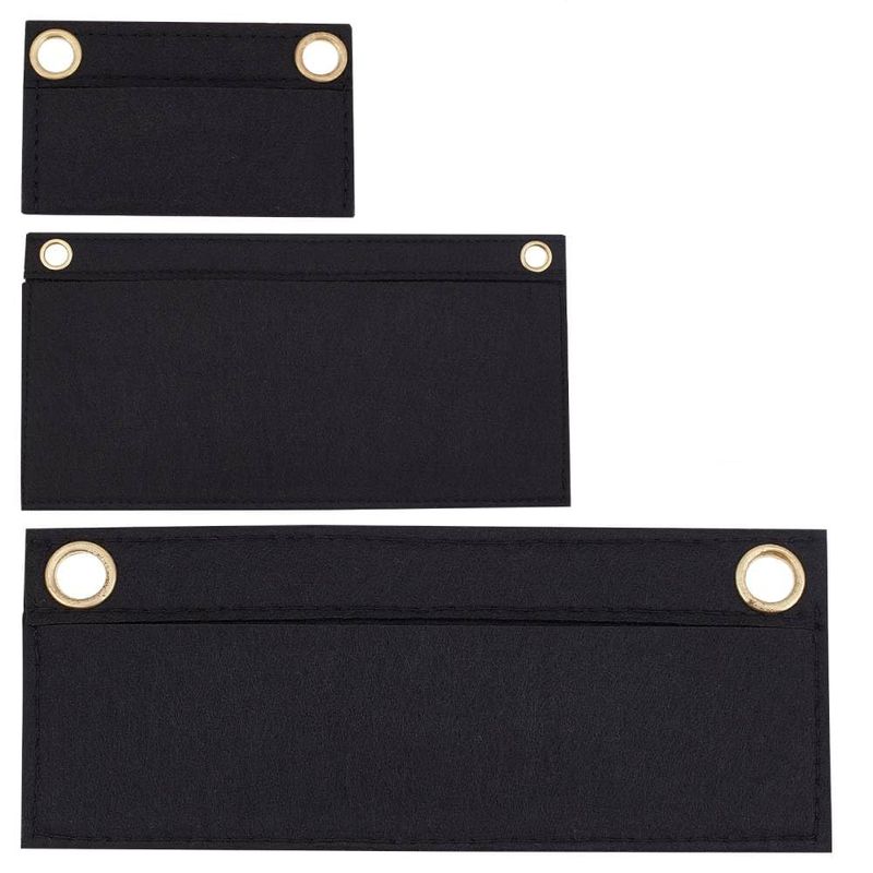 WADORN 3pcs Felt Purse Organizer Inserts (NO Chain) for Pochette ...