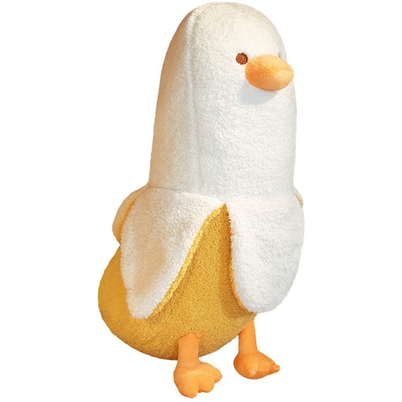 Annco Cute Banana Duck Plush Toy Funny Plushies Banana Duck Stuffed ...