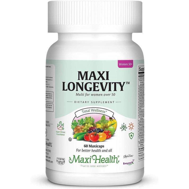Maxi Health Longevity - Multivitamins & Minerals Supplement for Women ...