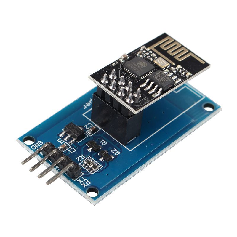 Jopto ESP8266 ESP-01 Wi-Fi Wireless Transceiver Serial Adapter Module Board 3.3V 5V ESP01 ESP-01 ...