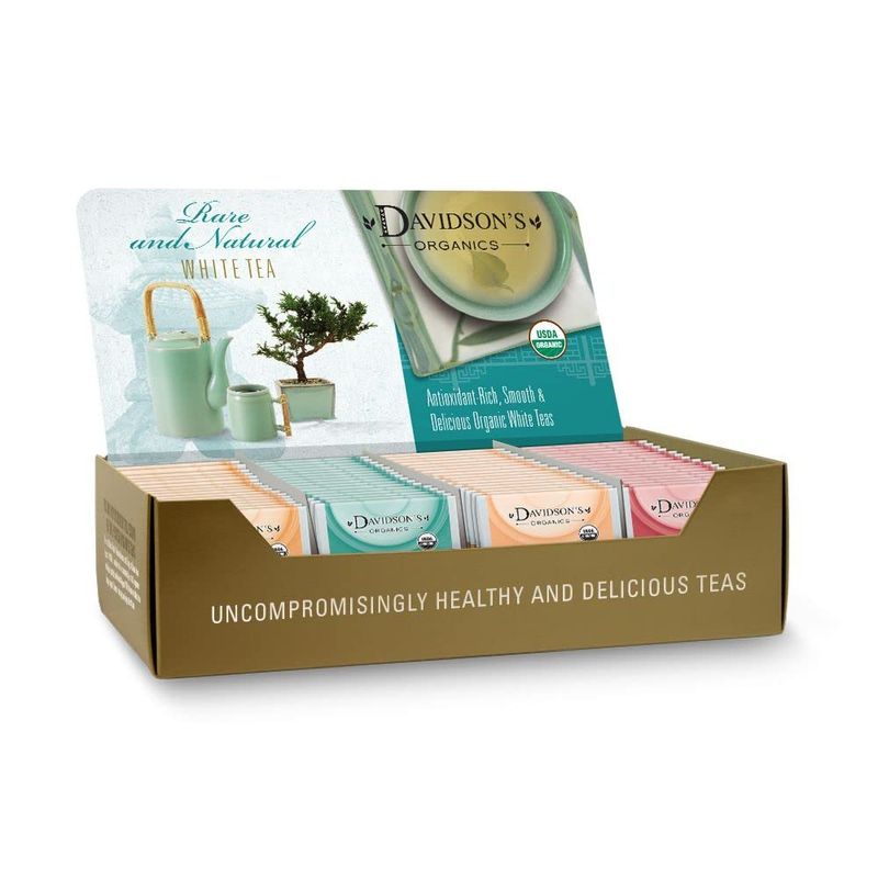 Davidson's Organics, Assorted White Teas, 100-count Individually ...