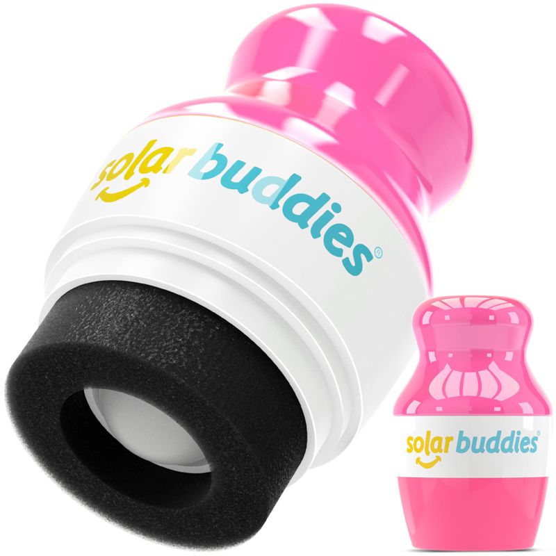 Solar Buddies Sunscreen Applicator - Full Pink - Refillable Roll on ...