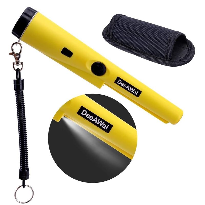 DeeAWai Metal Detector, High Sensitivity, Lightweight, Waterproof ...