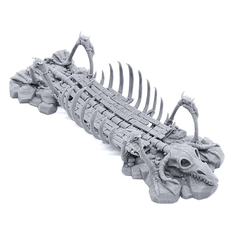 Bone Bridge by Printable Scenery - Compatible with Dungeons and Dragons ...