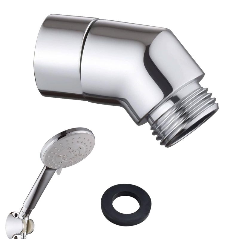 Shower Head Adapter, 1 Pcs 135 Degree Shower Elbow Adapter, G1/2 ...