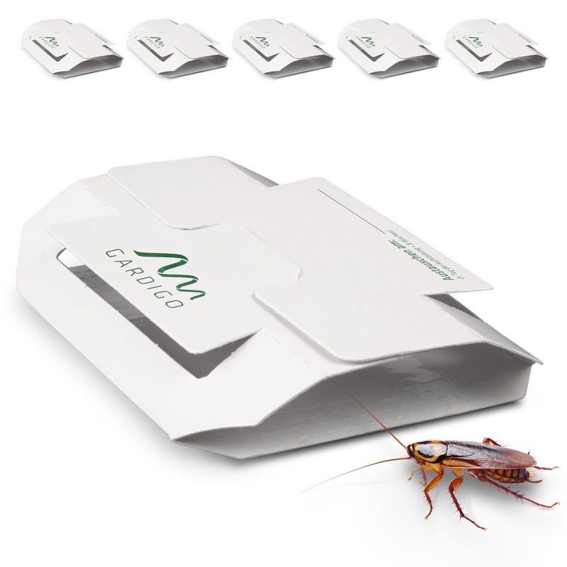 Gardigo Cockroach Trap, Set of 6, Cockroach Control Suitable for ...