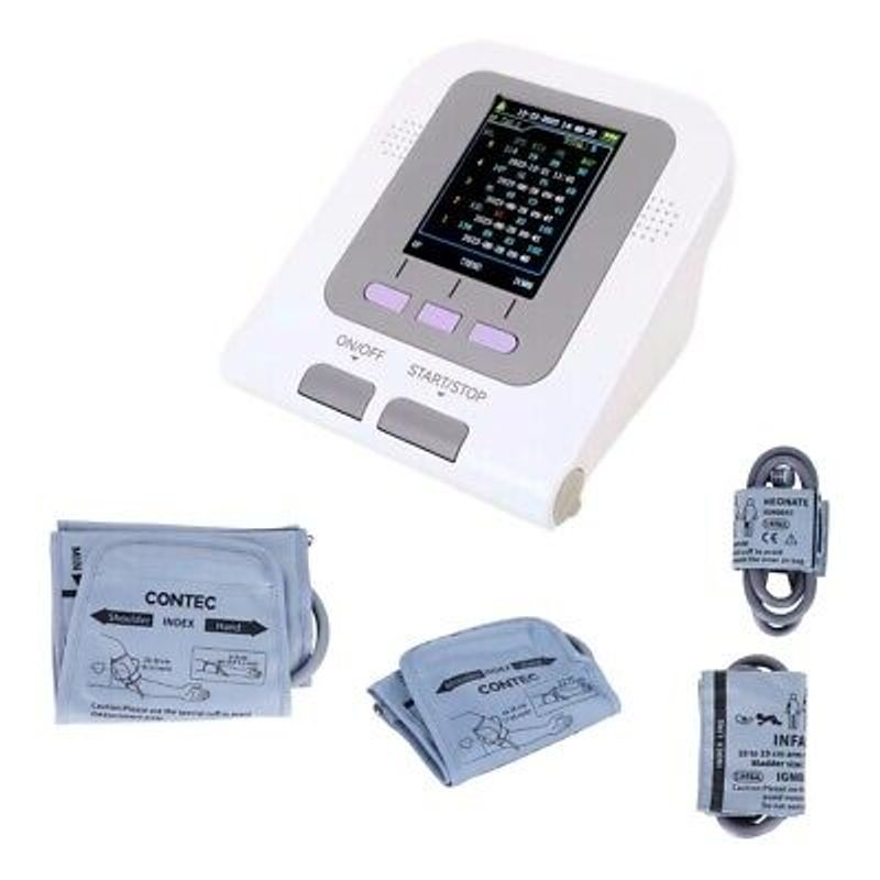 FDA CONTEC08A Digital Arm Blood Pressure Monitor Infant Child Adult 4 ...