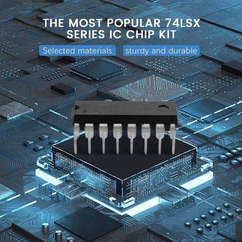 Dovhmoh 40pcs, 74HCxx + 74 Series Logic IC Assortment Kit, Digital ...