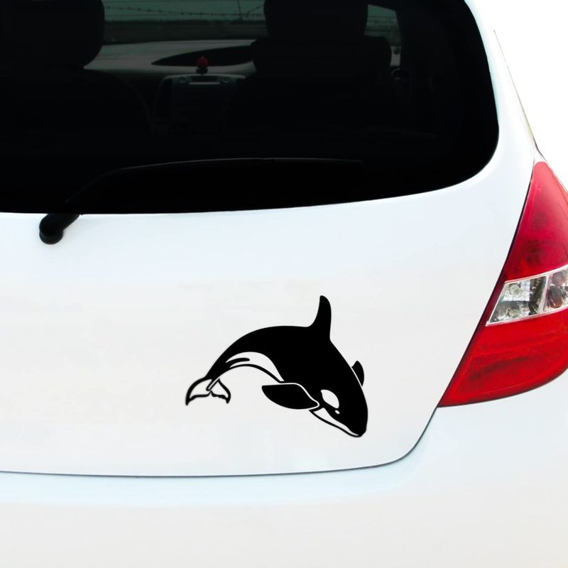 Orca Car Sticker, Vinyl Decal Sticker, Car Window Sticker, Campervan ...