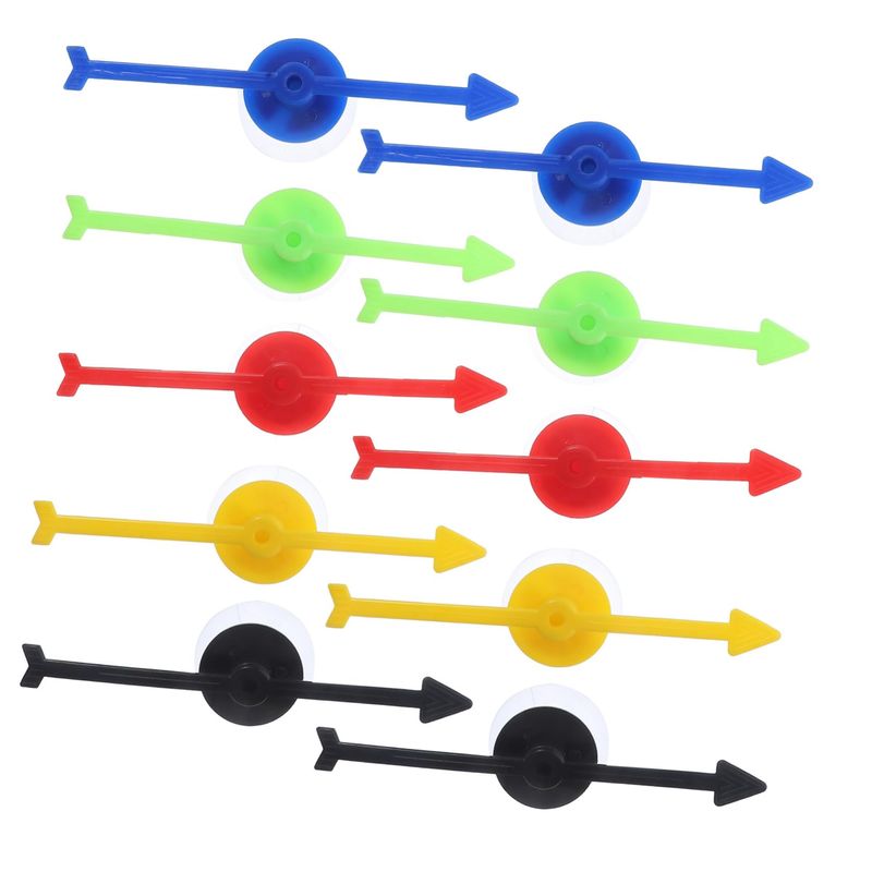 HOLIDYOYO 10 Lucky Wheel Pointer, Plastic Spinner Game Spinner, Lottery Wheel Spinner Indicator ...