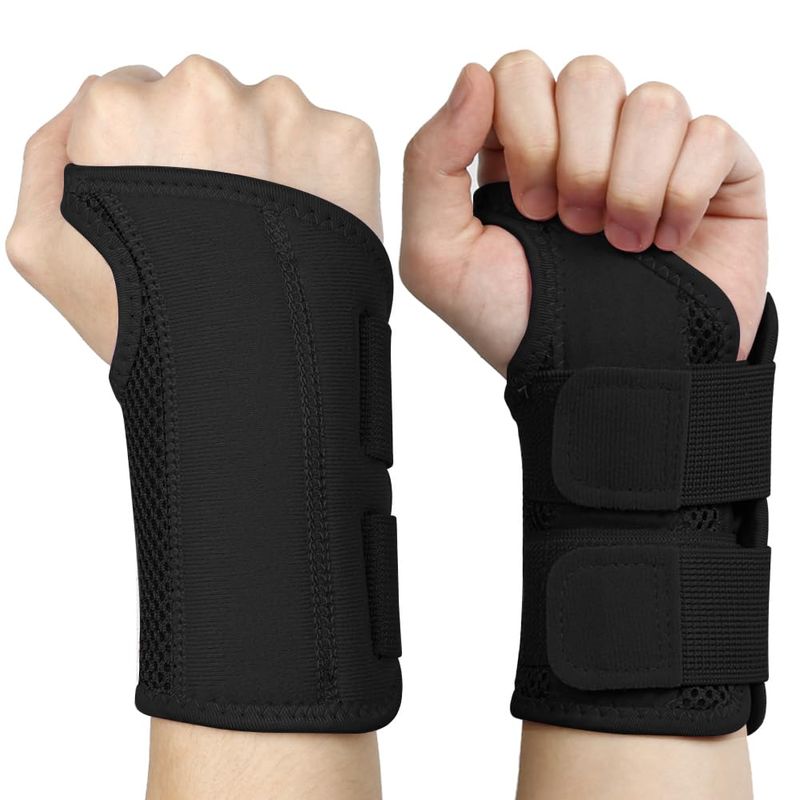 NuVigor Wrist Splints for Carpal Tunnel,Right Left Hand Support with ...