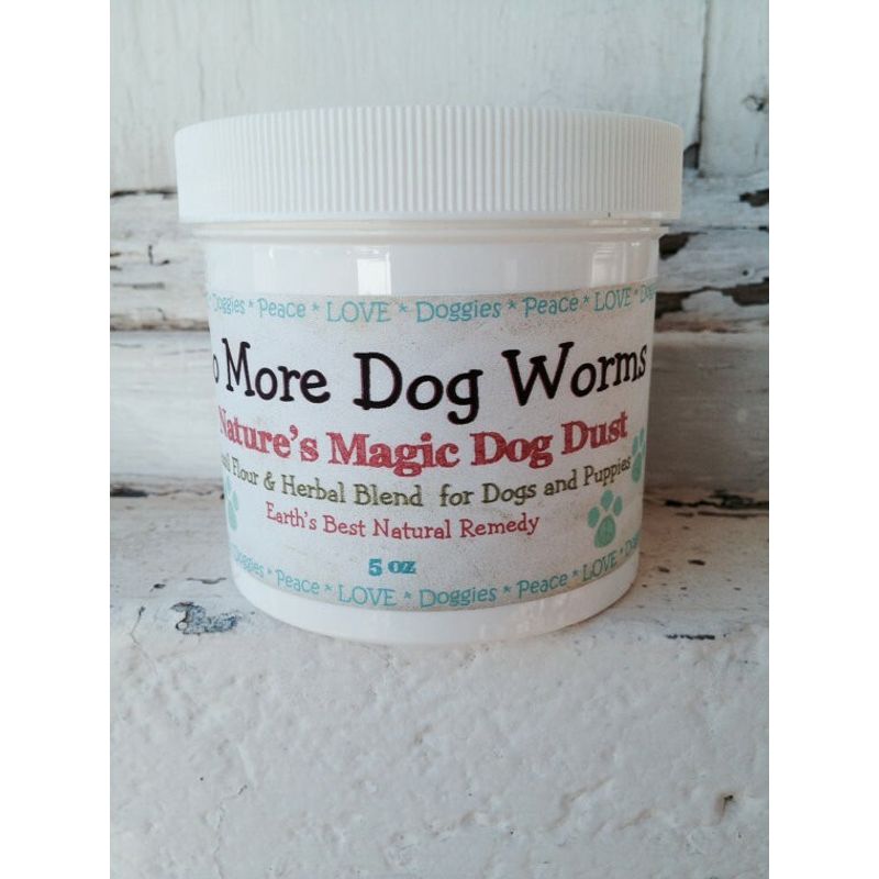 No More Dog Worms 100% Organic & Natural Dog and Puppy Wormer Wellness ...