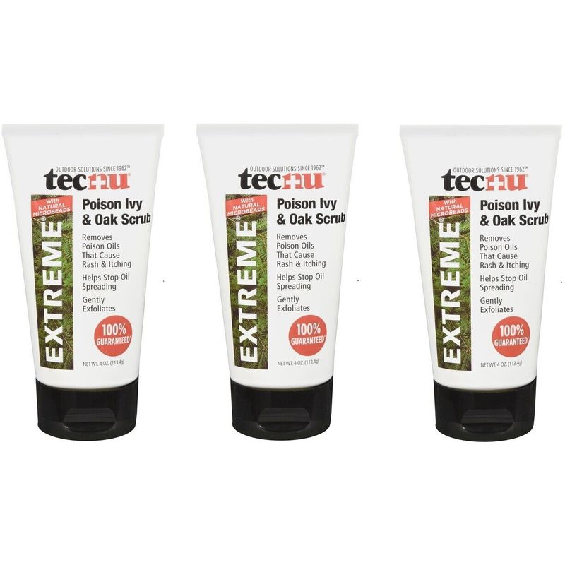 Tecnu Extreme Medicated Poison Ivy Scrub 4oz (3 Pack) - Online ...
