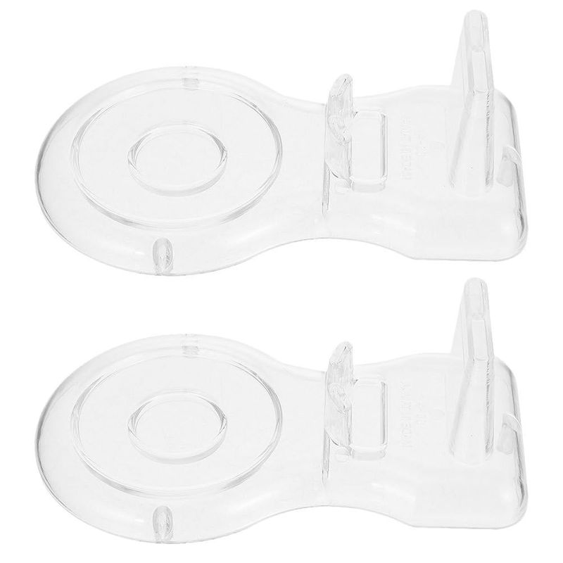 Ciieeo 2pcs Acrylic Tea Cup Saucer Plate Display Stand Transparent ...