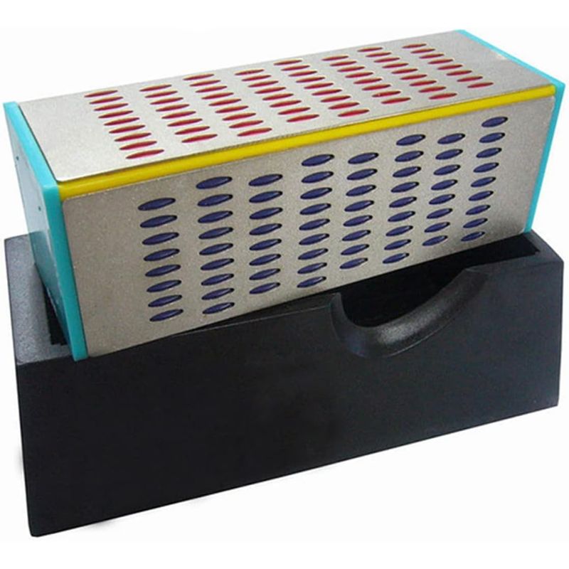 New Diamond Sharpening Block Stone SCCISORS Knives Sharpener Hand Tool ...