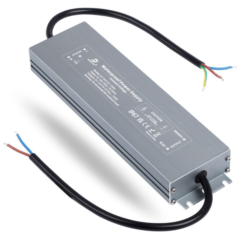 DUSKTEC LED Transformer 12 V 100 W LED Transformer AC 230 V to DC 12 ...