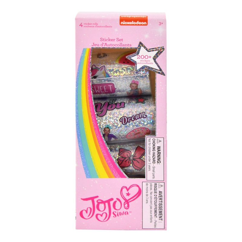 UPD JoJo Siwa Sticker in Holographic Long Box - Includes 4 Holographic ...