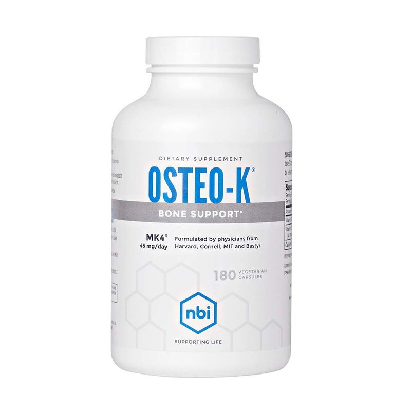 NBI Osteo-K Bone Support | Vitamin D & K Complex with Calcium Citrate ...