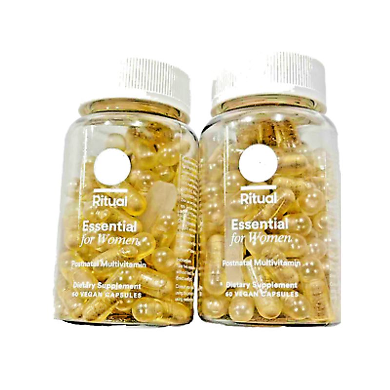 2Pk-Ritual Postpartum Essentials Postnatal Multivitamin w/Omega-3 DHA ...