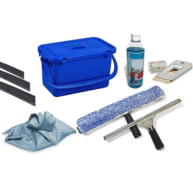 Bayersan Window Cleaning Equipment Set with Bucket Squeeges and Other ...