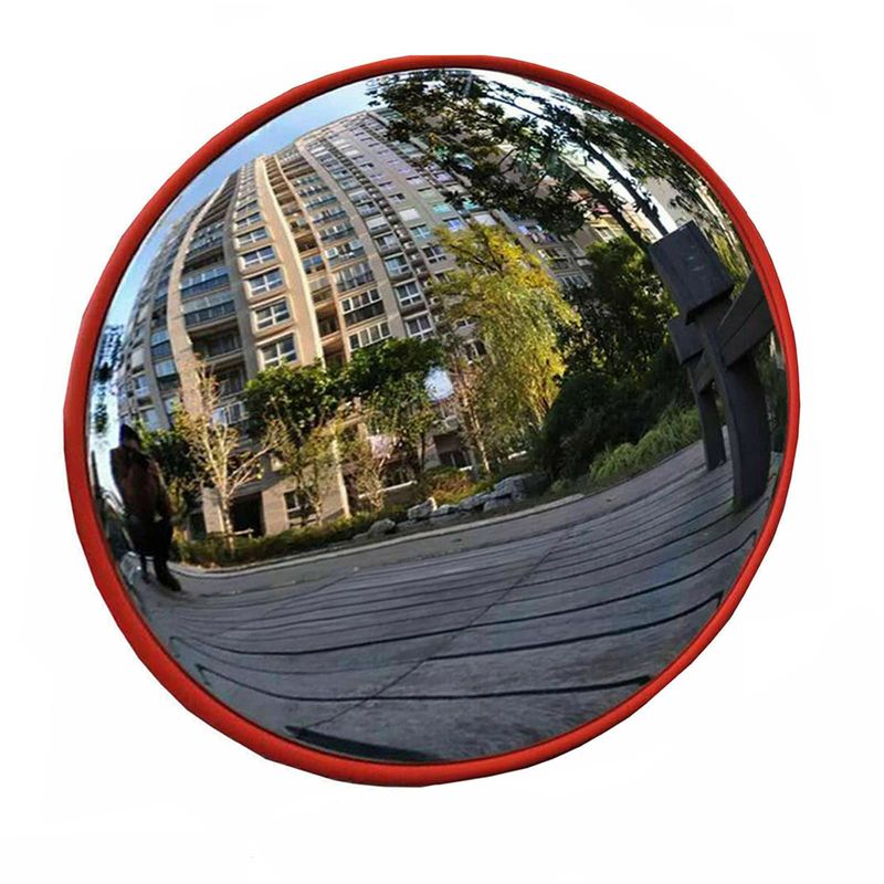 Convex Mirror, Road Safety Mirrors 130 Degrees 30cm Traffic Mirror Wide ...