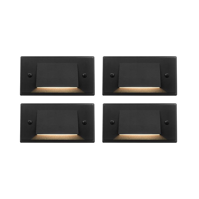 GKOLED Low Voltage LED Landscape Step Lights, 12V 3W Outdoor Riser ...