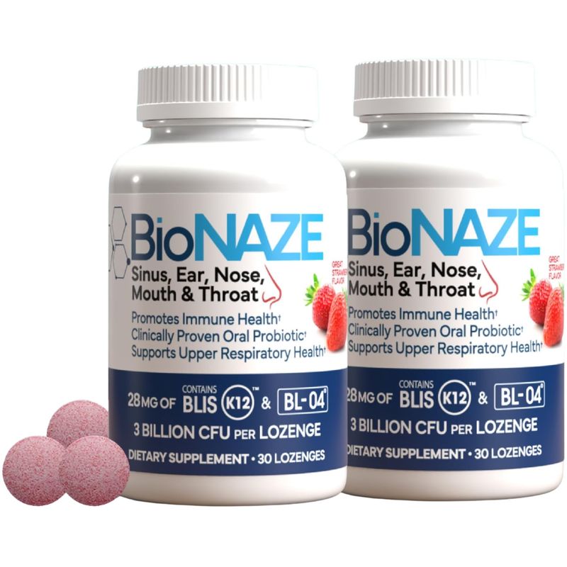 Bionaze Oral Probiotic K12 & BL-04 for Sinus, Tonsil Stones, Bad Breath ...