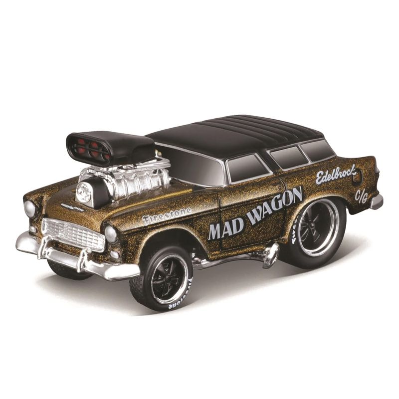 Maisto 1/64 Muscle Machines 1955 Chevrolet Nomad Gasser Mini Car ...