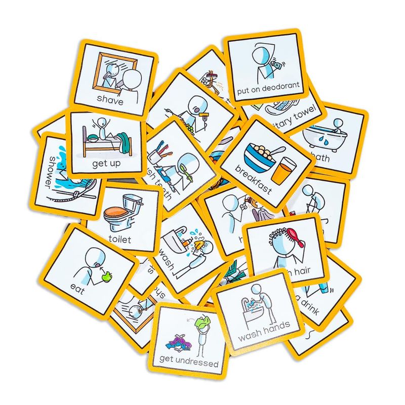 Visual Aids Visual Symbols Pecs Cards to support communication, routine ...