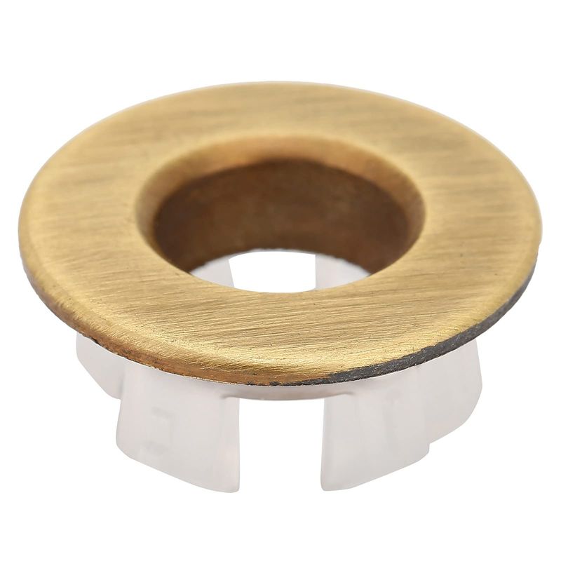 Tissting Sink Overflow Ring Brass Round Overflow Cover Insert in Hole ...