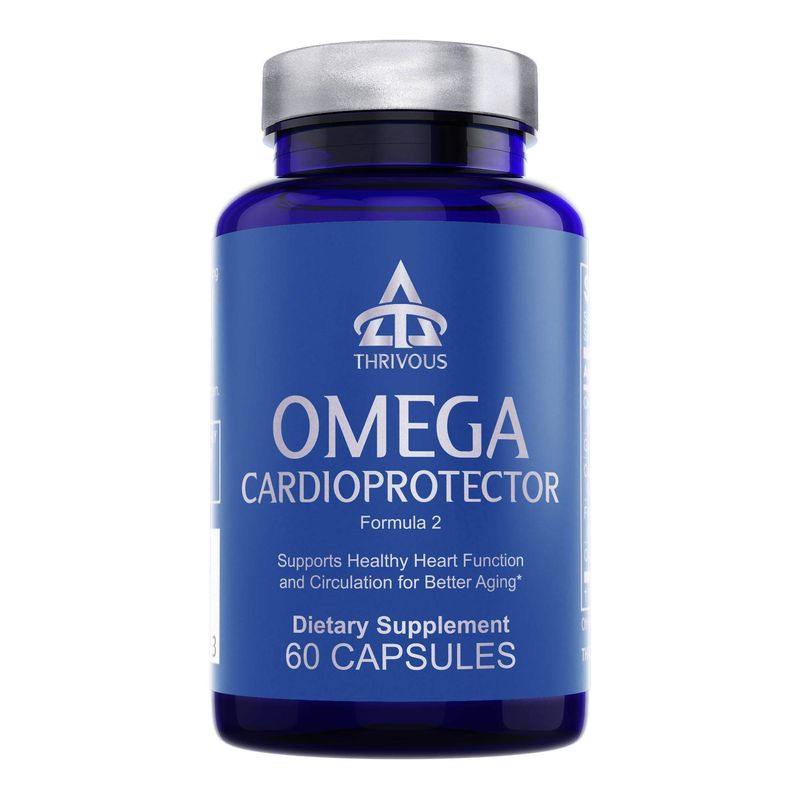 Thrivous Omega - Enhance Heart Function & Circulation - 5X Stronger ...