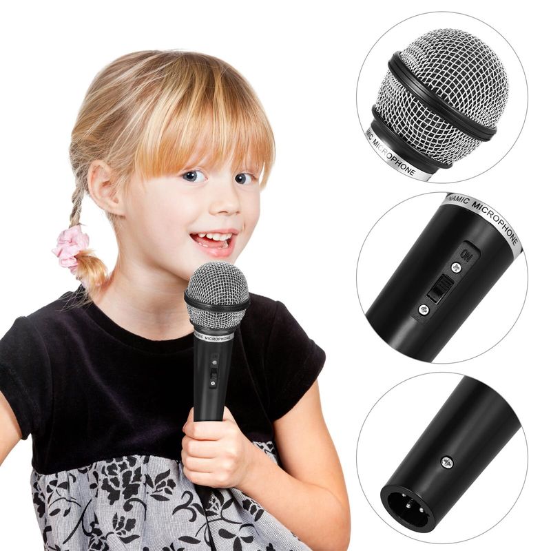 Sealhuan Microphone Toy for Kids Pretend Microphone Toy Plastic ...