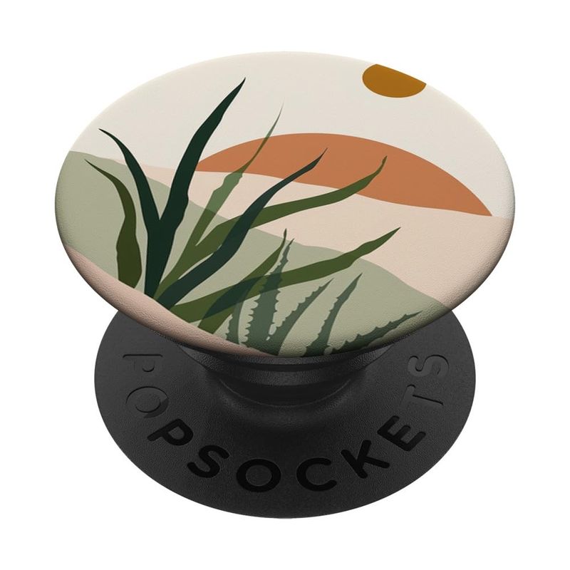 Boho Aloe Vera Succulent Cactus Bohemian Aesthetic PopSockets Swappable ...