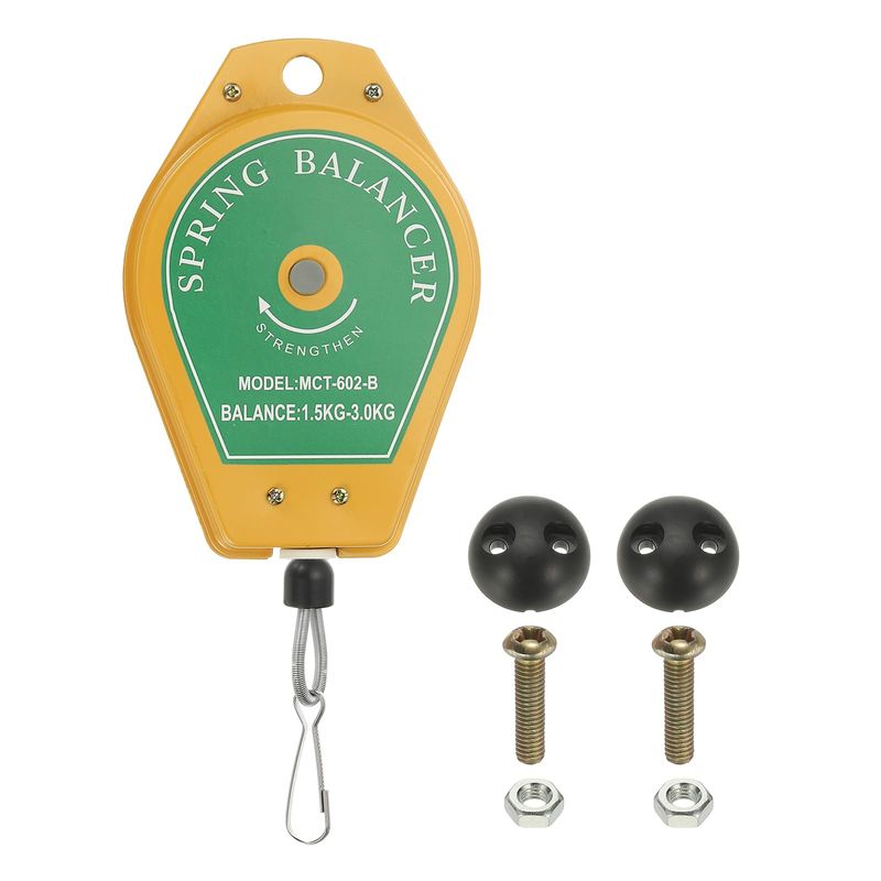 PATIKIL Retractable Spring Balancer, 3.3-6.6lbs (1.5-3kg) Bearing ...