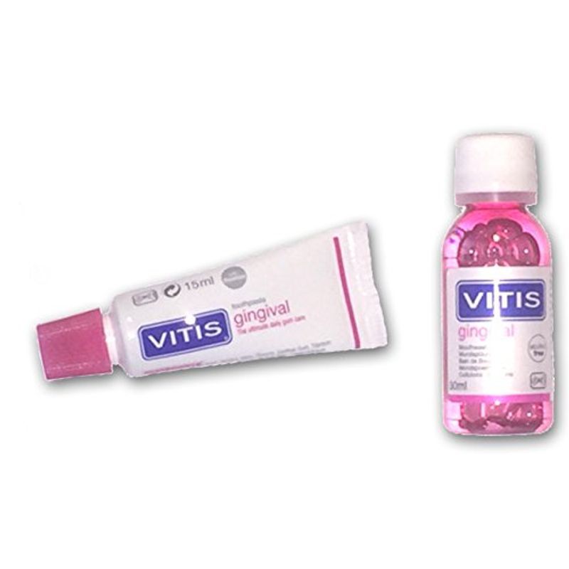 Vitis Gingival Mini Travel Kit - gingival Toothpaste 15ml + gingival ...